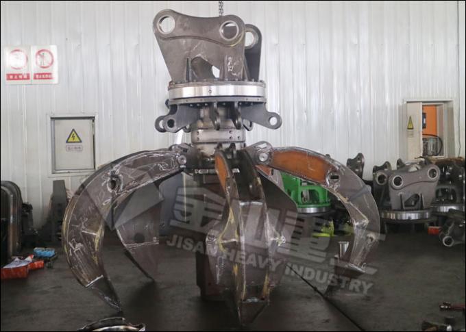 360° Rotation Excavator Rotating Grapple 1950mm Max Jaw Opening Fit ...